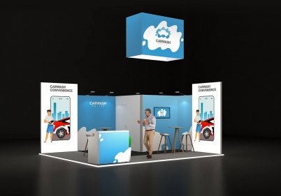 Exhibition stand 6x5 Meter with design 6x5-002 rent or buy - isyfair