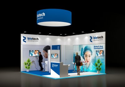 Exhibition stand 6x5 Meter with design 6x5-002 rent or buy - isyfair
