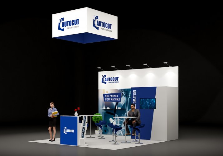 Exhibition stand 5x5 Meter with design 5x5-009 rent or buy - isyfair
