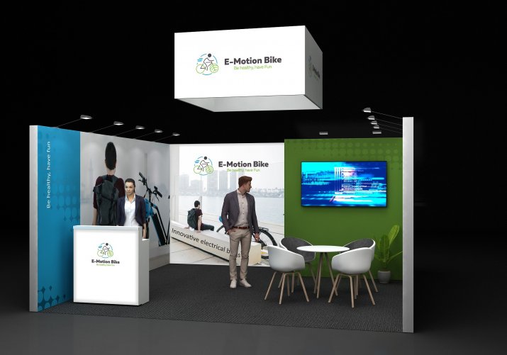 Exhibition stand 5x5 Meter with design 5x5-007 rent or buy - isyfair