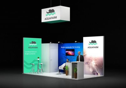 Exhibition stand 6x3 Meter with design 6x3-003 rent or buy - isyfair