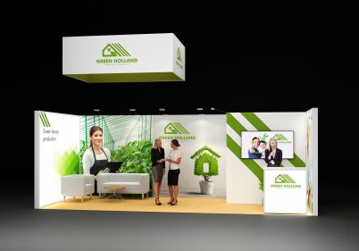 Exhibition stand 7x3 Meter with design 7x3-006 rent or buy - isyfair
