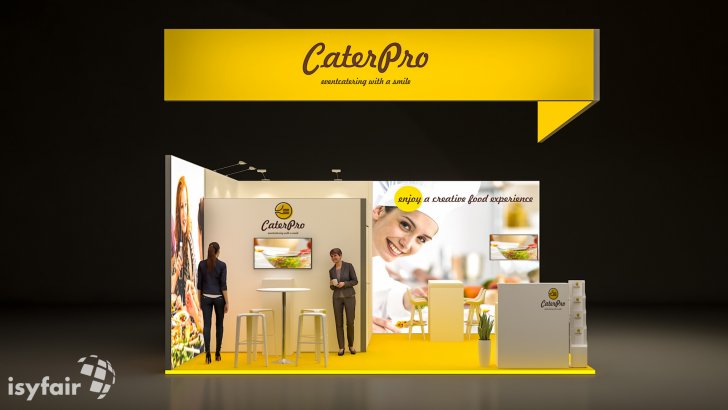 Exhibition stand 6x5 Meter with design 6x5-002 rent or buy - isyfair