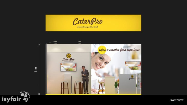 Exhibition stand 6x5 Meter with design 6x5-002 rent or buy - isyfair