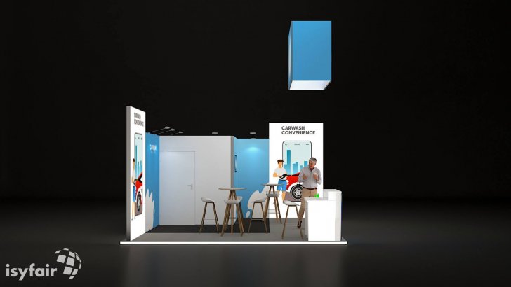Exhibition stand 6x5 Meter with design 6x5-006 rent or buy - isyfair