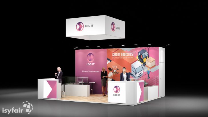 Exhibition stand 6x5 Meter with design 6x5-013 rent or buy - isyfair